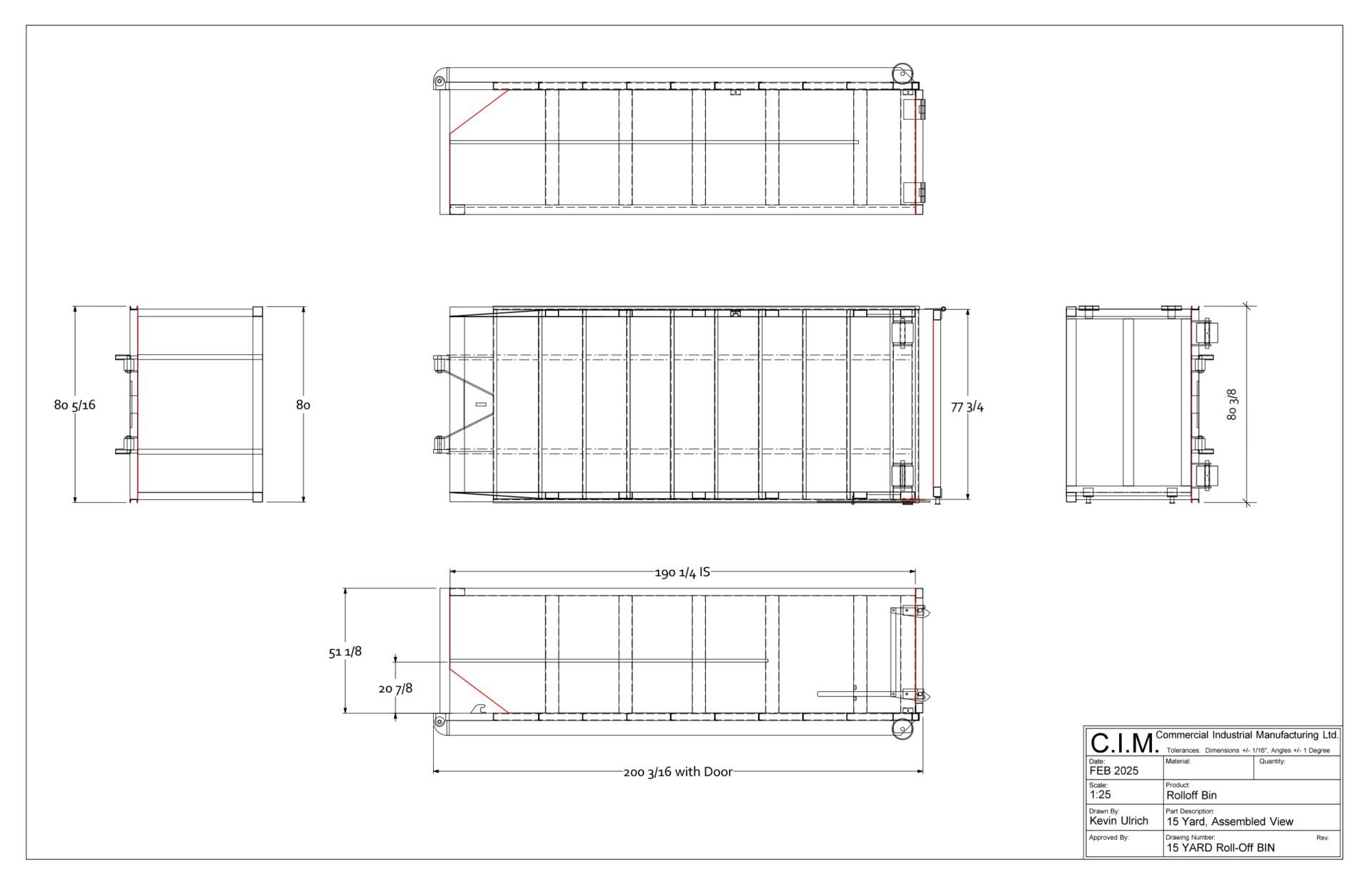 Refuse Containers Saskatchewan | Custom & Roll-Off Bins | CIM
